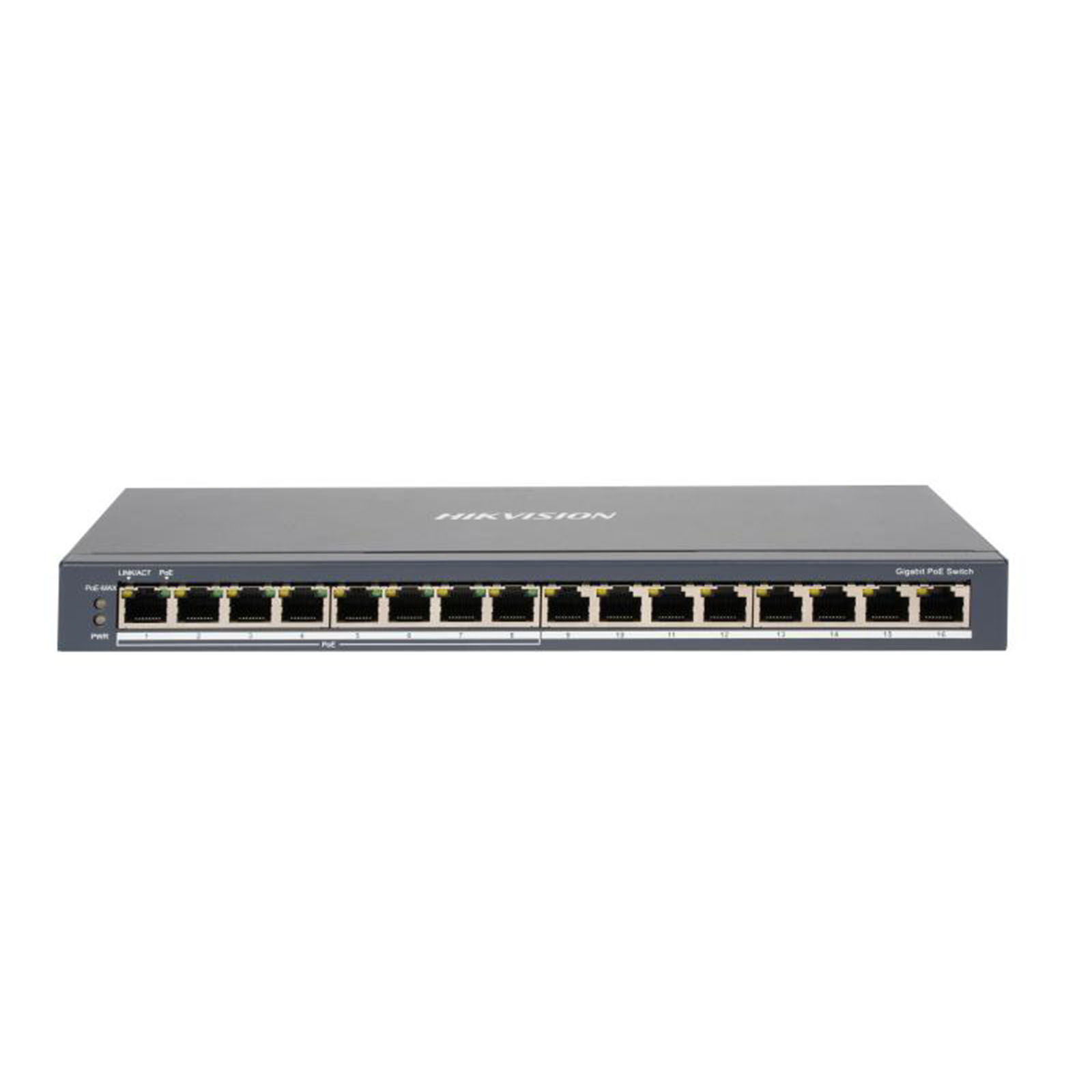 DS-3E0516P-O - 16 Port Gigabit Network Switch - PoE Hikvision - Setik.biz