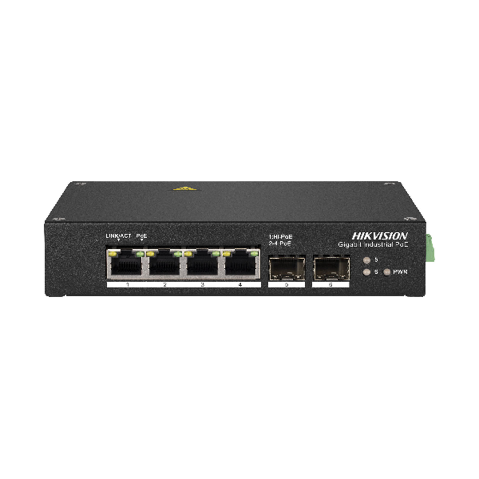 DS-3T0506HP - Hikvision - 4-Port Gigabit PoE + 2-Port Gigabit Fiber ...