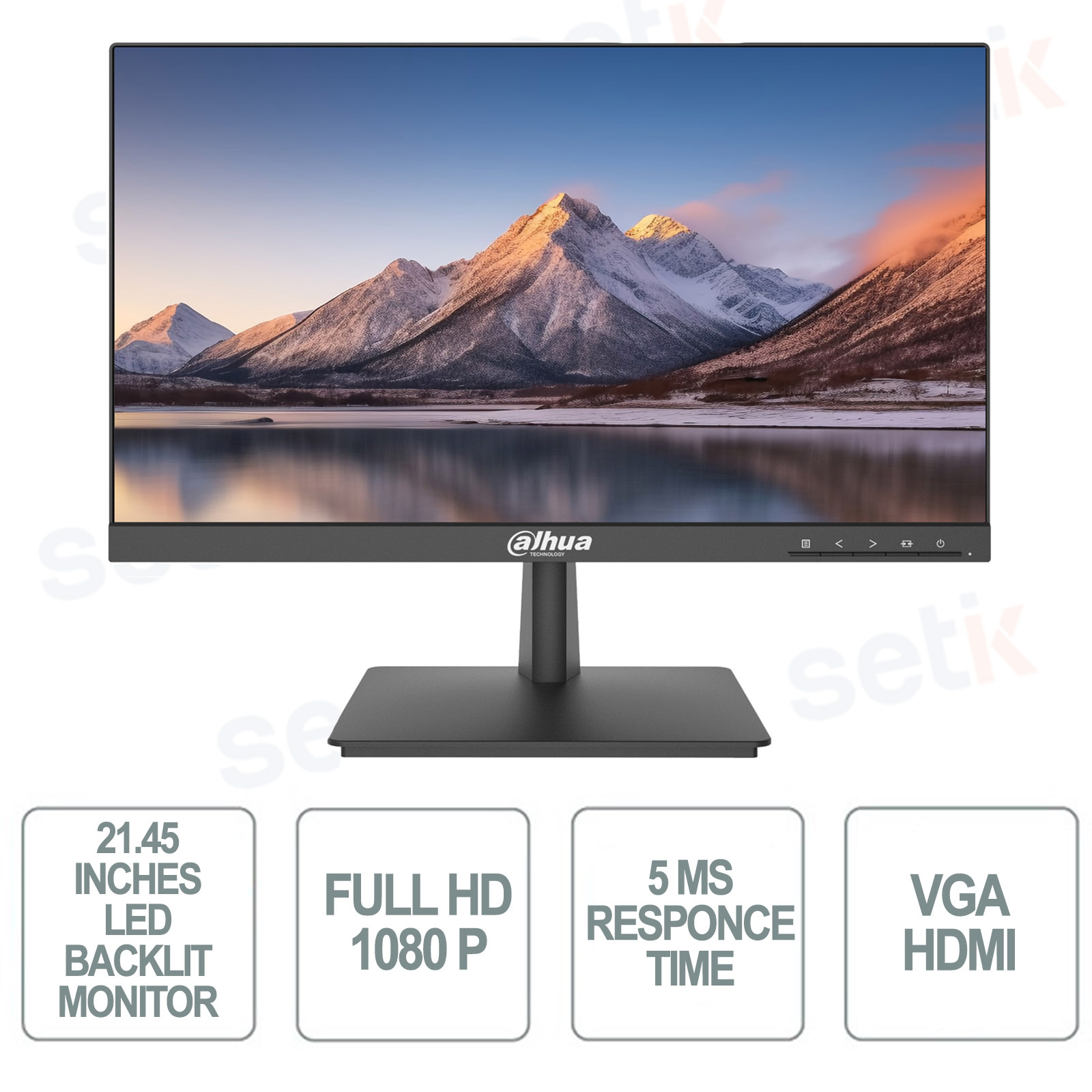 LM22-L200N - Monitor 21.45 Inch Full HD 1080p LED - 5ms - 24/7 - 100hz ...