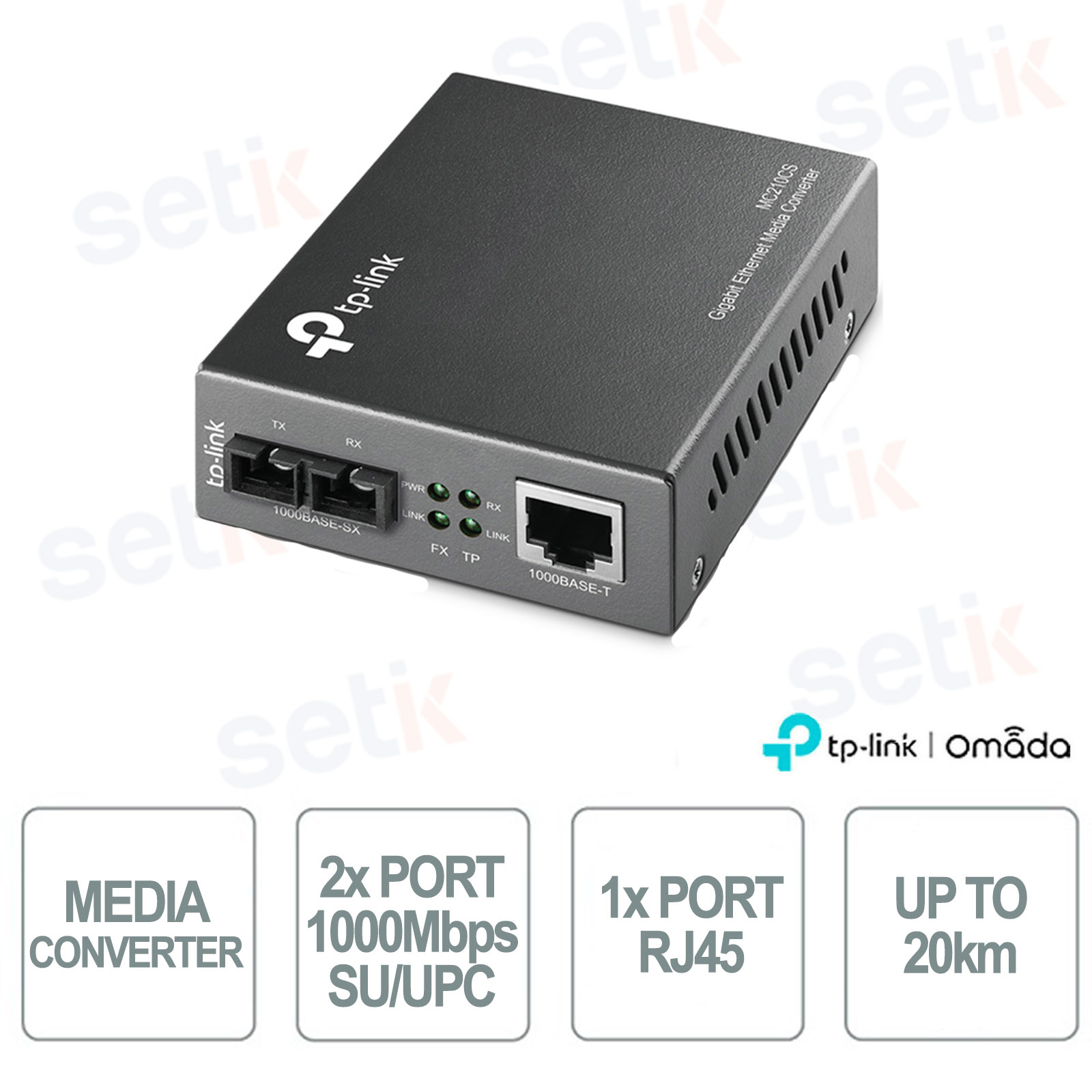 MC210CS - TP-Link MC210CS: Media Converter Gigabit fino a 20km – Scopri ...