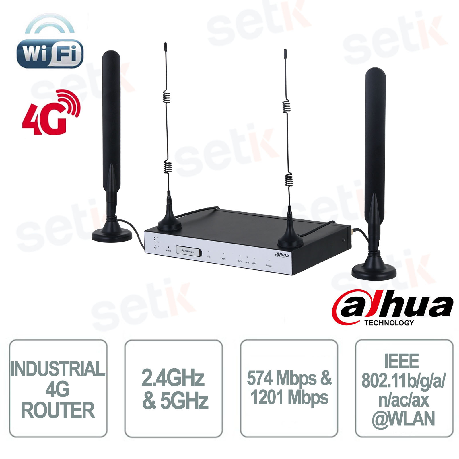 WM4720-OW - Dahua WM4720-OW Industrial 4G Router: Fast and secure ...